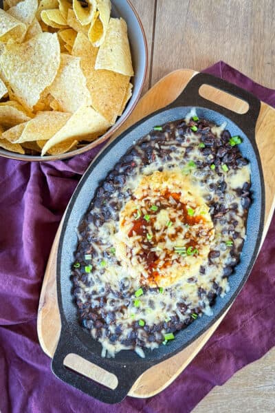 Raspberry Chipotle Black Bean Dip | Zestuous