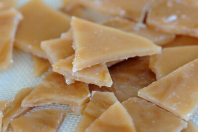 Homemade Toffee Bits from Zestuous