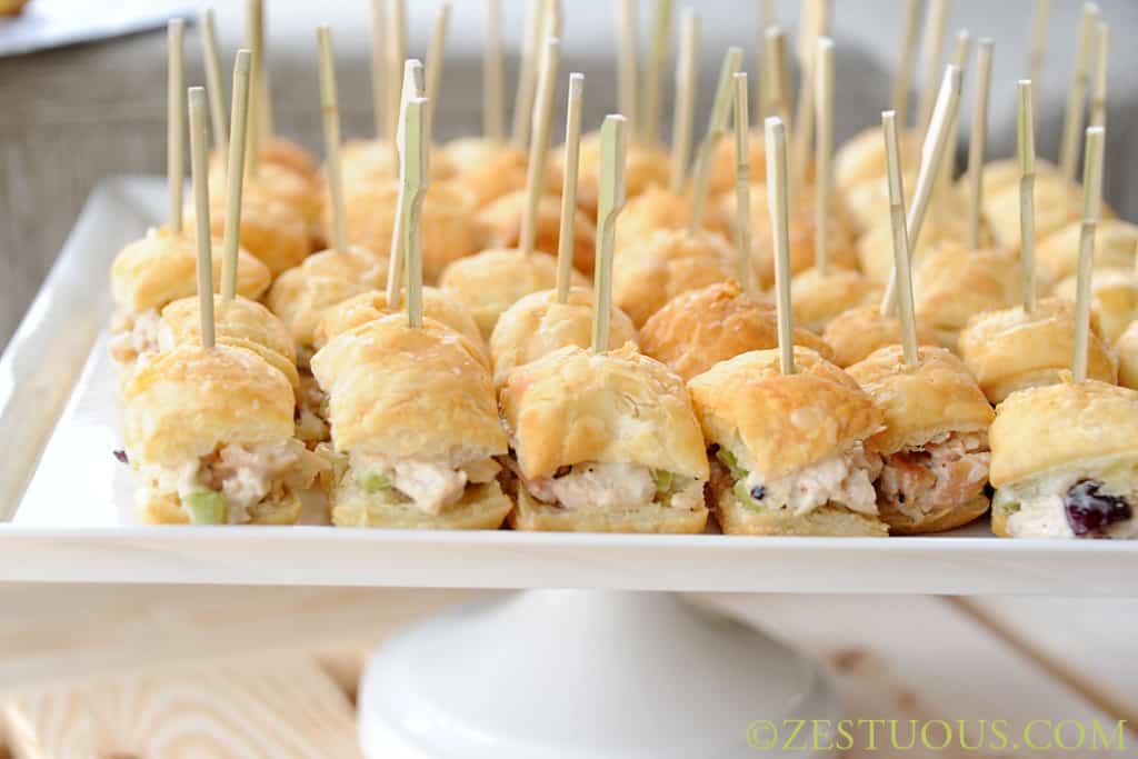 Chicken Salad Puffs | Zestuous