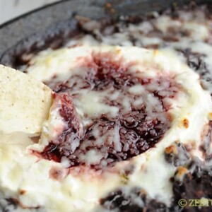 Raspberry Chipotle Black Bean Dip | Zestuous