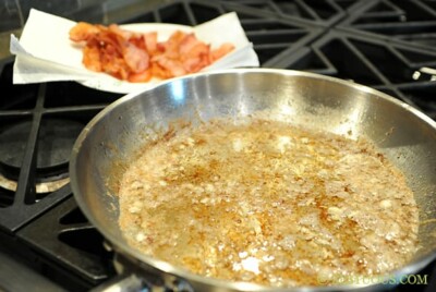 Steak Sandwich with Saucy Mama Horseradish Bacon from Zestuous