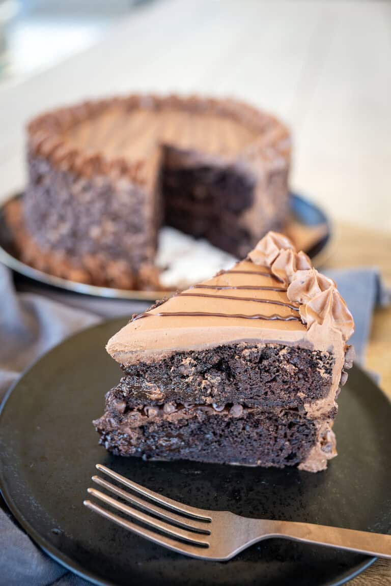 Chocolate Ganache Cake with Chocolate Truffle Icing | Zestuous
